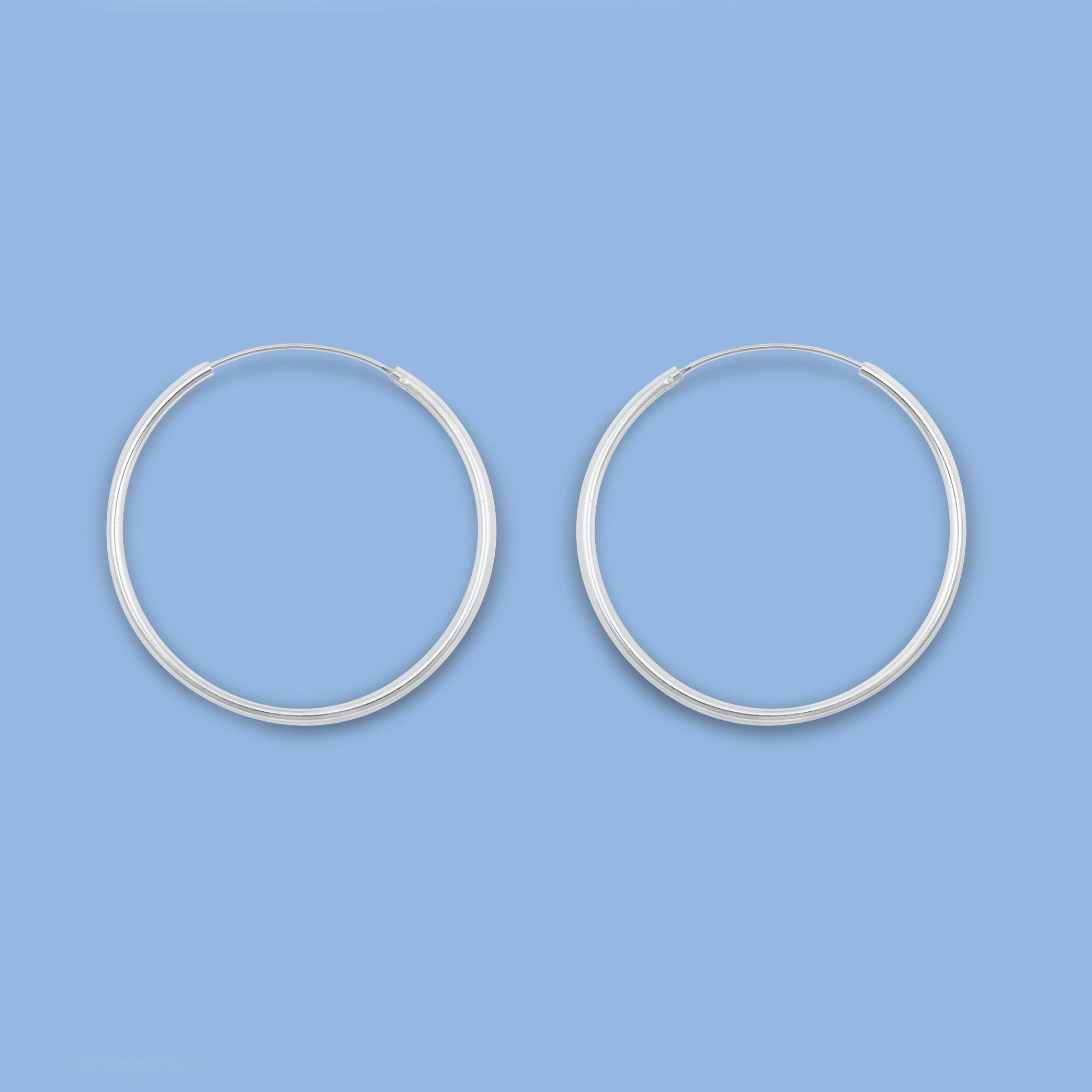 Wholesale Continuous Hoop Earrings - 1.2 x 35 mm(EP444312-35) – Sidney ...
