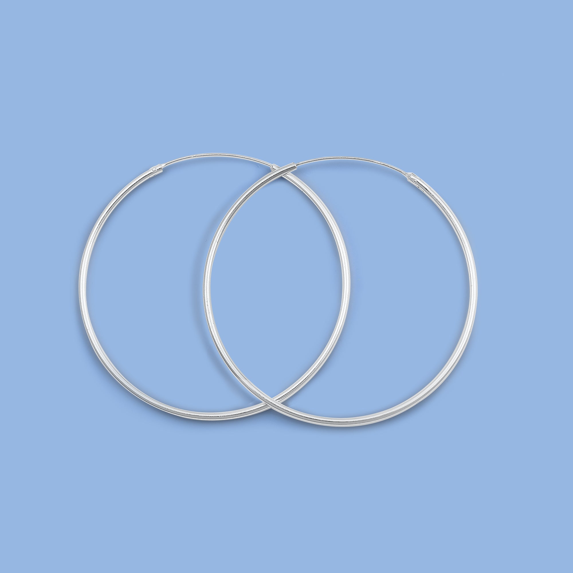 Wholesale Continuous Hoop Earrings - 1.2 x 45 mm(EP444312-45) – Sidney ...