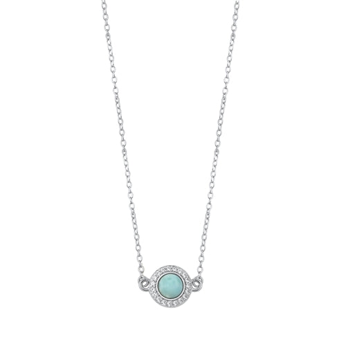 Wholesale Silver Stone Necklace - NC711089-LR – Sidney Imports
