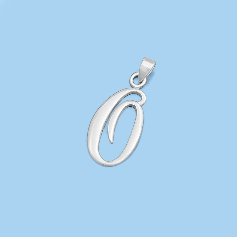 Wholesale Silver Initial Pendant - O – Sidney Imports