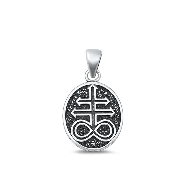 Wholesale Silver Pendant - Leviathan Cross – Sidney Imports