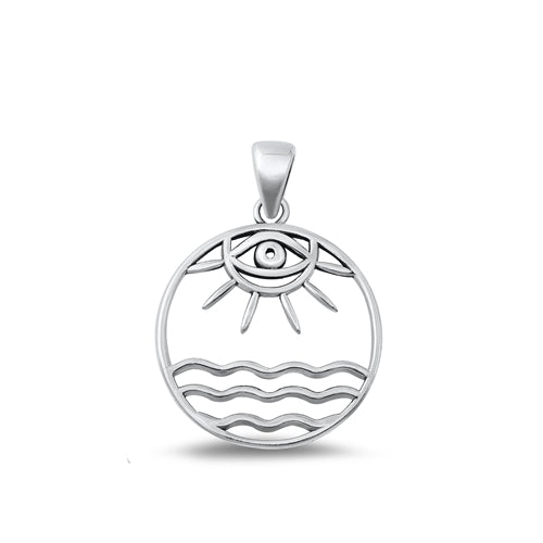Wholesale Silver Pendant - Evil Eye, Sun, Water – Sidney Imports
