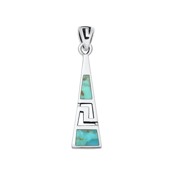 Silver Stone Pendant - Aztec – Sidney Imports