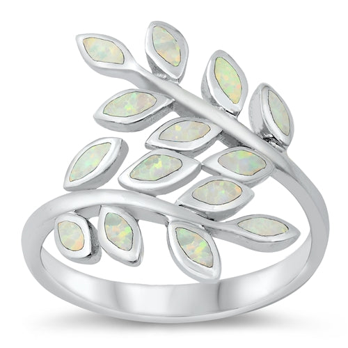 Wholesale Silver Lab Opal Ring - Fern Leaves - RO150818-WO-05 – Sidney ...