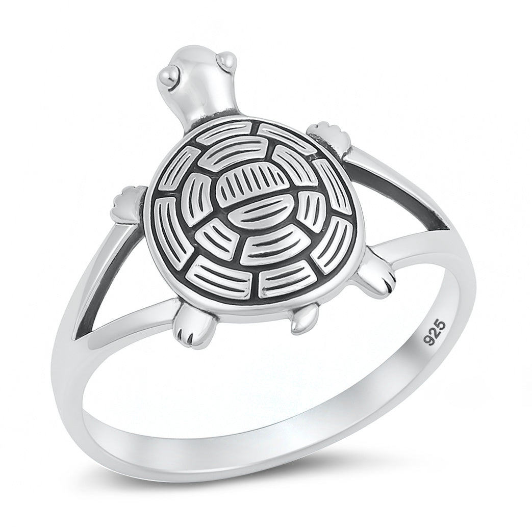 Silver Jewelry - Silver Ring - Turtle – Sidney Imports