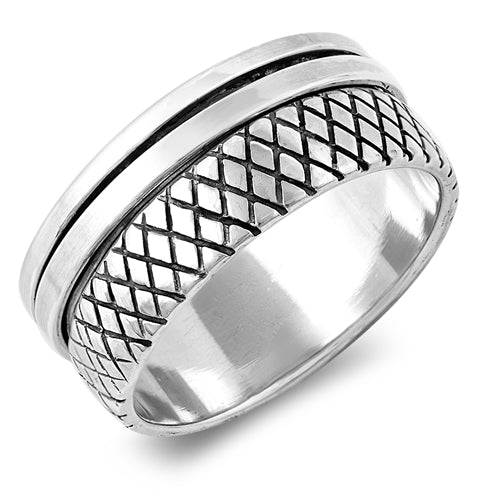 Silver Jewelry - Silver Spinner Ring – Sidney Imports