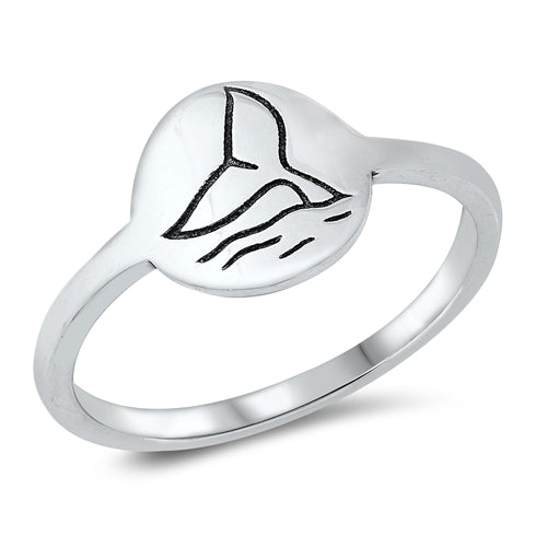 Silver Jewelry - Silver Toe Ring - Whale Tail – Sidney Imports
