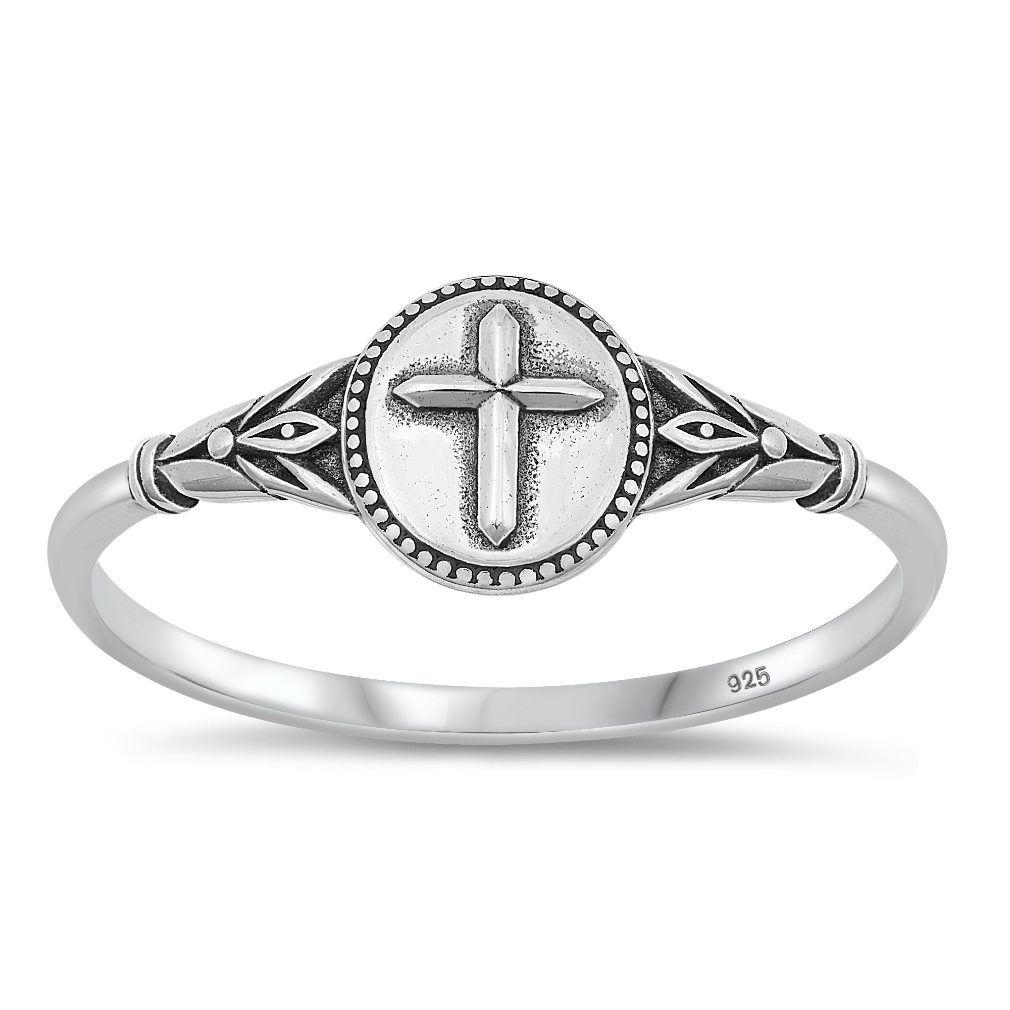 Wholesale Silver Jewelry - Silver Ring - Cross – Sidney Imports