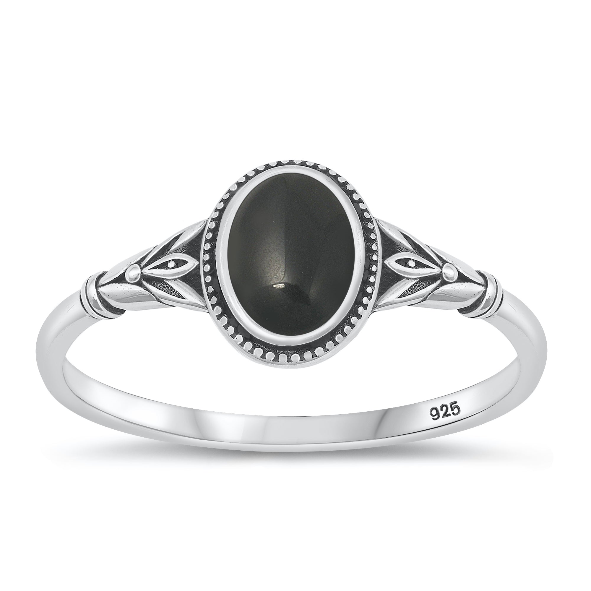 Wholesale Silver Stone Ring - RS131816-ON – Sidney Imports