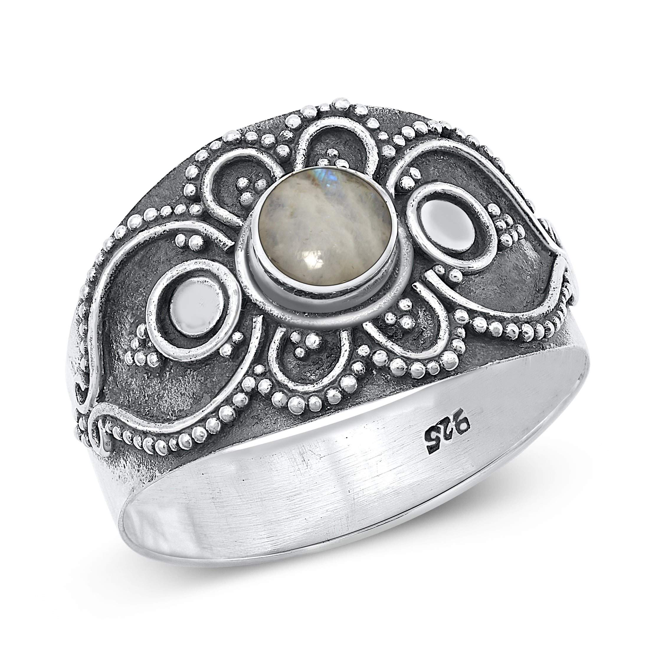 Wholwsale Silver Stone Ring - Bali - RS131839-MS-06 – Sidney Imports