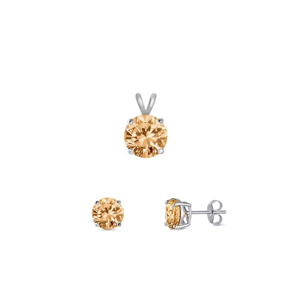 Silver CZ Set - Champagne CZ – Sidney Imports